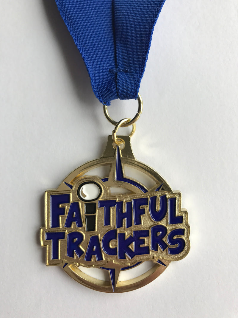 Faith Force Medallion Award Blue Year – Truth Trackers Inc