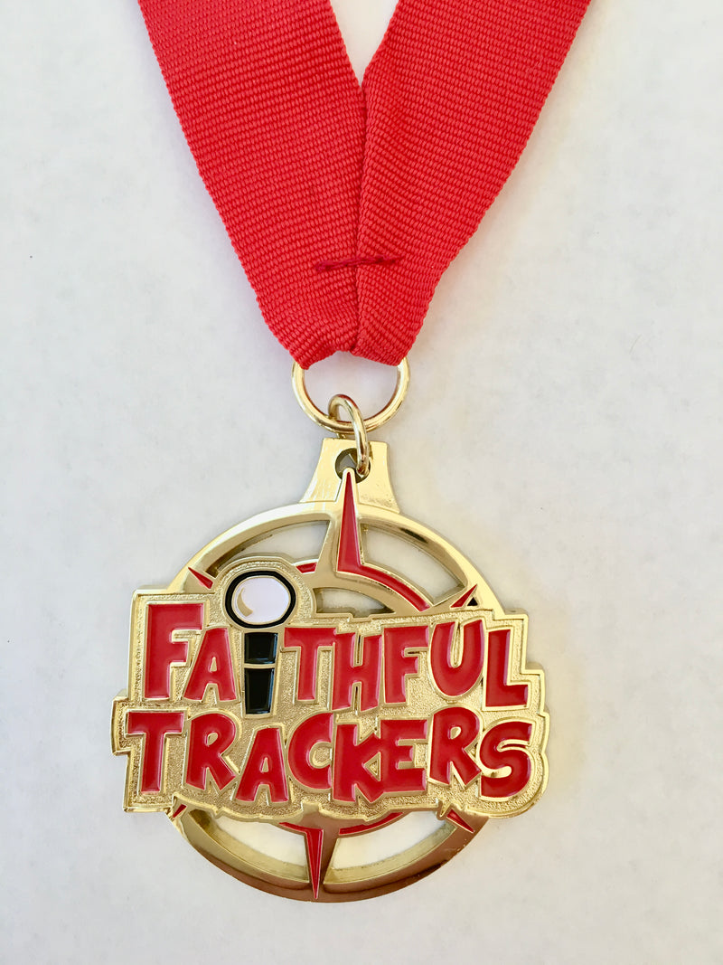 Faith Force Medallion Award Red Year – Truth Trackers Inc